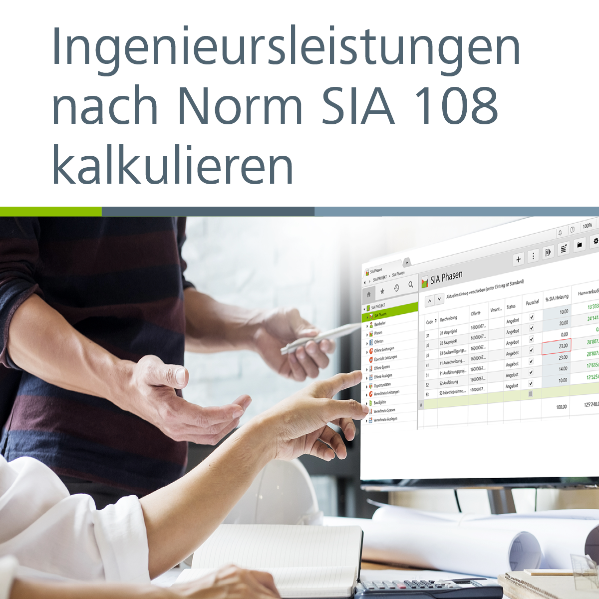 Engineering services now also according to Swiss standard SIA 108