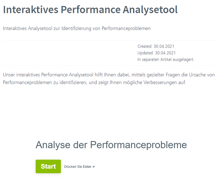 Vertec performant halten: unser neues Performance Analysetool