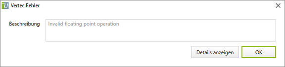 Detailed error message available