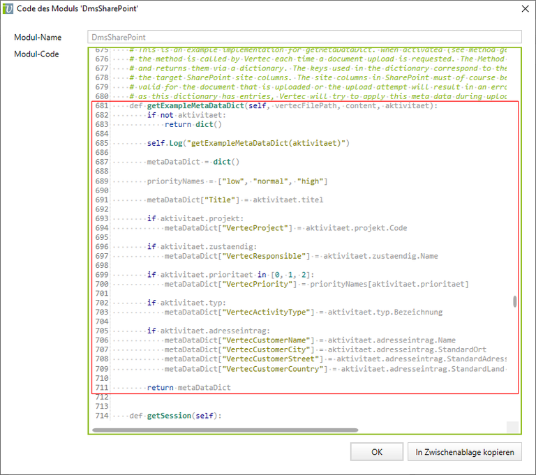 Writing SharePoint Metadata