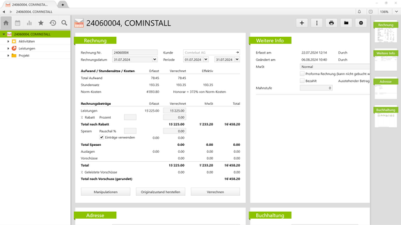 CRM und ERP Cloud Software für Berater und Consultants