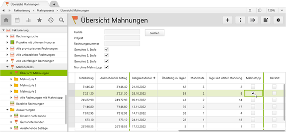 Mahnwesen in CRM und ERP Software abbilden